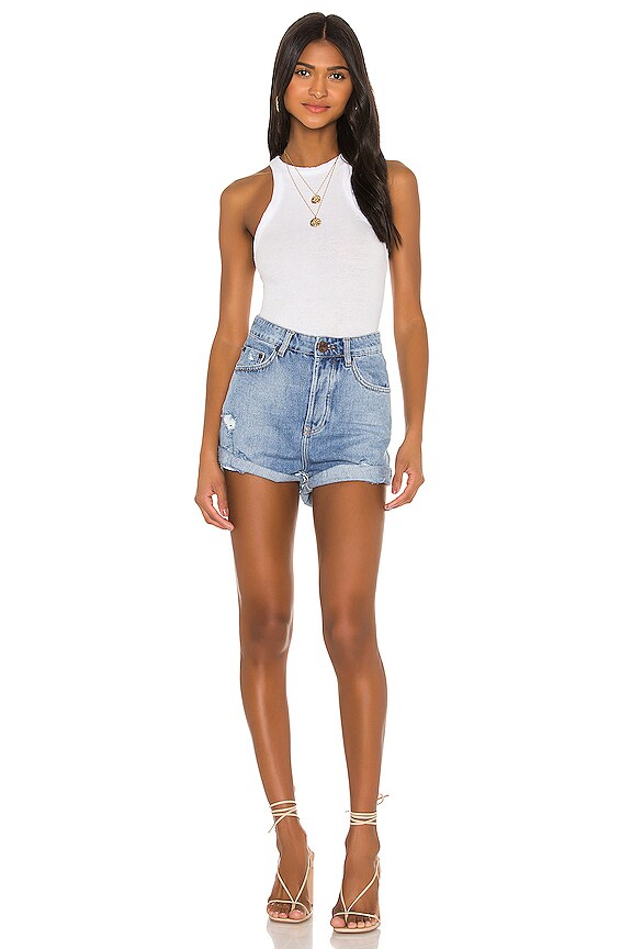 One Teaspoon Bandits High Waist Denim Short | superdown
