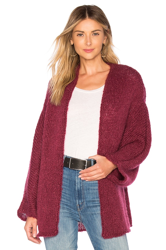one on one Attractive Cardigan in Dusty Red | REVOLVE