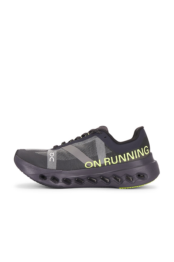 On Cloudsurfer Next 1 in Black & Iron | REVOLVE