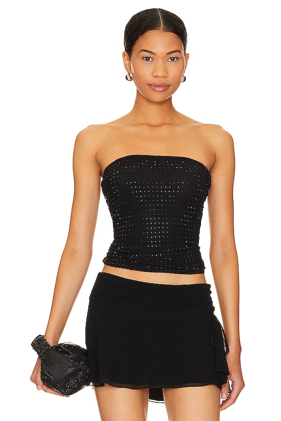 OW Collection Opal Top in Black Caviar | REVOLVE