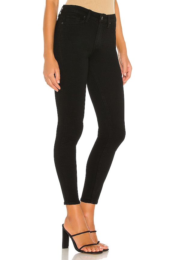 PAIGE Hoxton Super Skinny in Black Shadow | REVOLVE