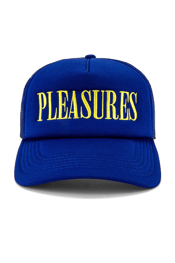Pleasures Lithium Trucker Hat in Blue | REVOLVE