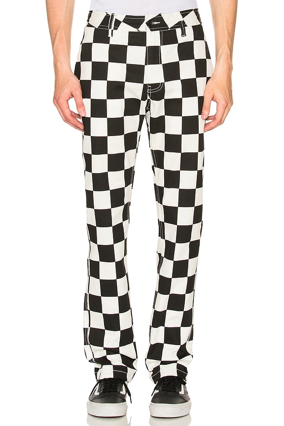 Publish Classic Fit Check Pant in Black | REVOLVE