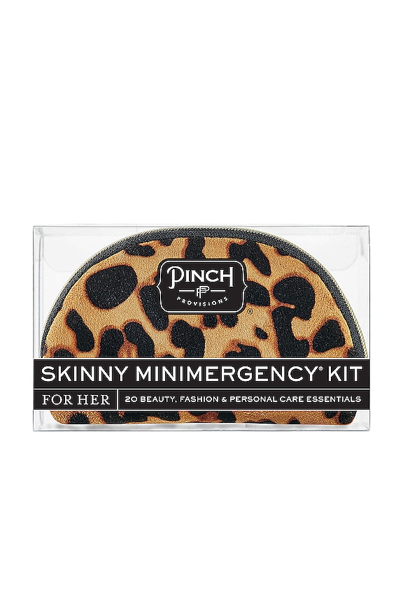 Pinch Provisions Skinny Minimergency Kit in Tan Leopard | REVOLVE
