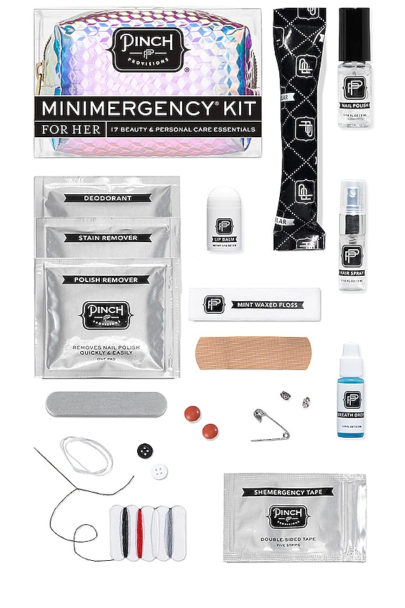Pinch Provisions Minimergency Kit for Her in Quartz White Hologram ...