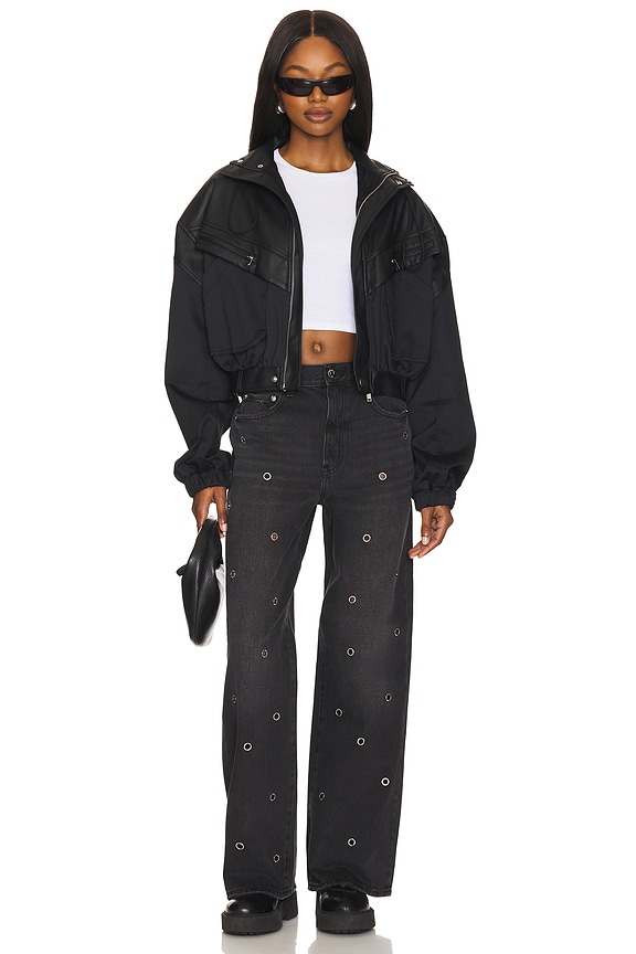 PISTOLA Hendrix High Rise Wide Leg Jeans in Glamour | REVOLVE