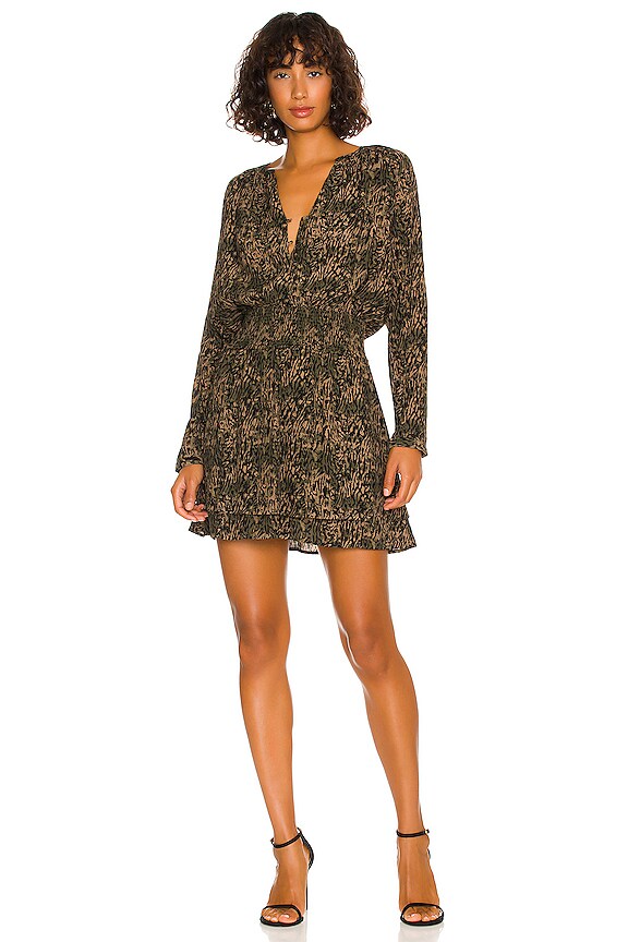 Rails Jasmine Mini Dress in Olive Static | REVOLVE