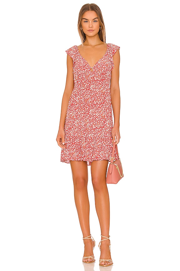 Rails Anika Mini Dress in Red Ditsy Floral | REVOLVE