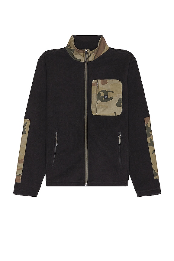 ROARK Landfall Fleece Sweater in Black | REVOLVE