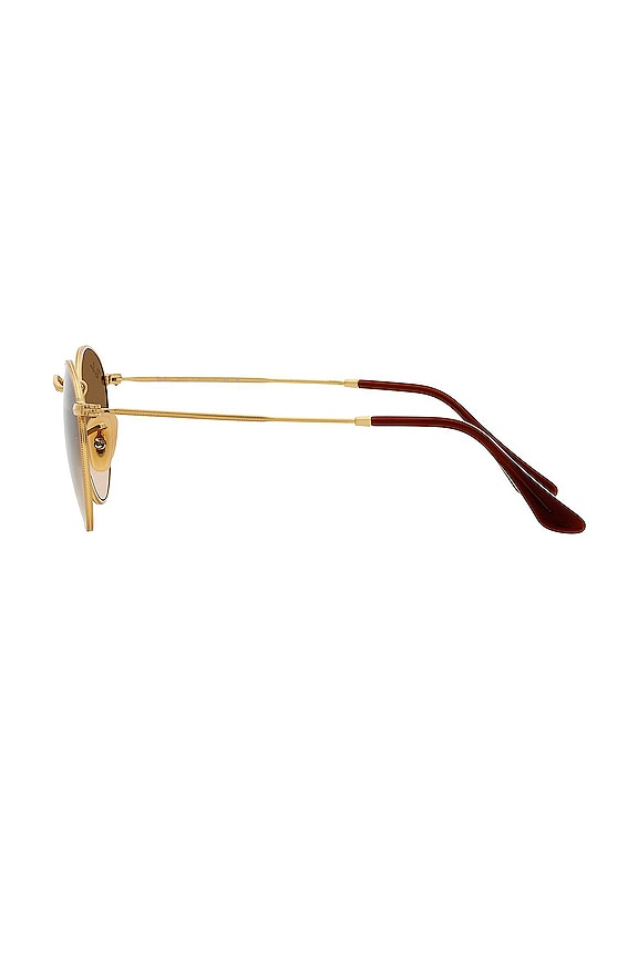 Ray-Ban Round Metal in Gold | REVOLVE