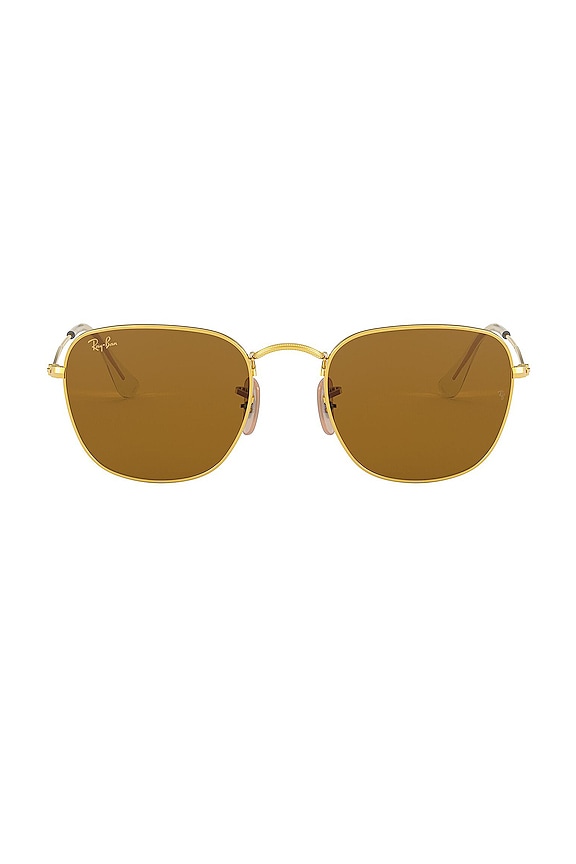 Ray-Ban Frank in Legend Gold & Brown | REVOLVE