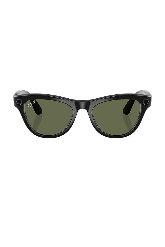 Ray-Ban Skyler Meta Sunglasses in Shiny Black | REVOLVE