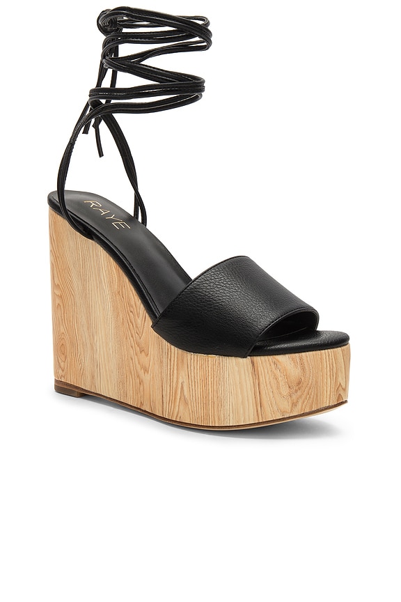 RAYE Amboy Wedge in Black | REVOLVE