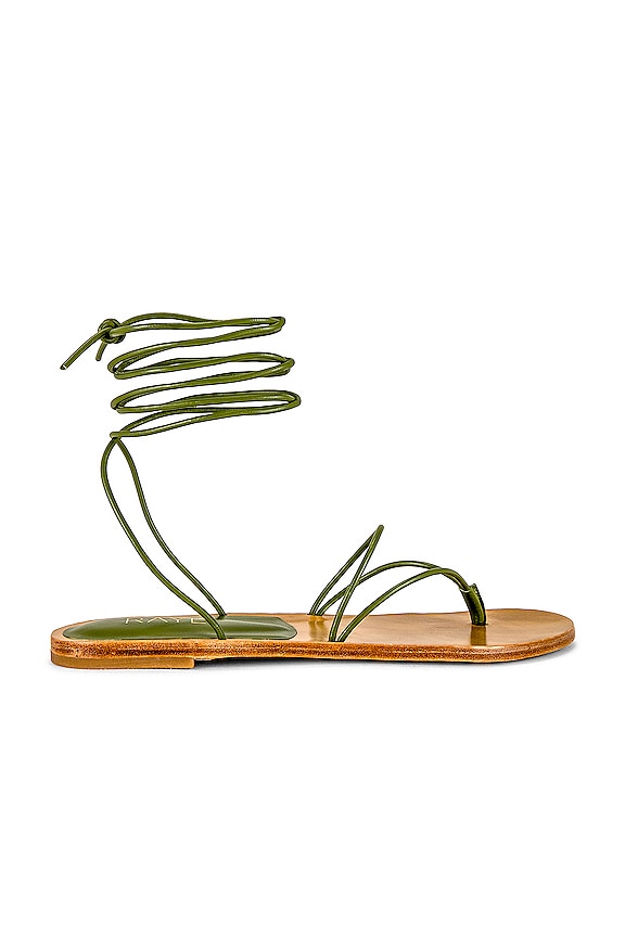 RAYE Trade Sandal in Olive Green | REVOLVE