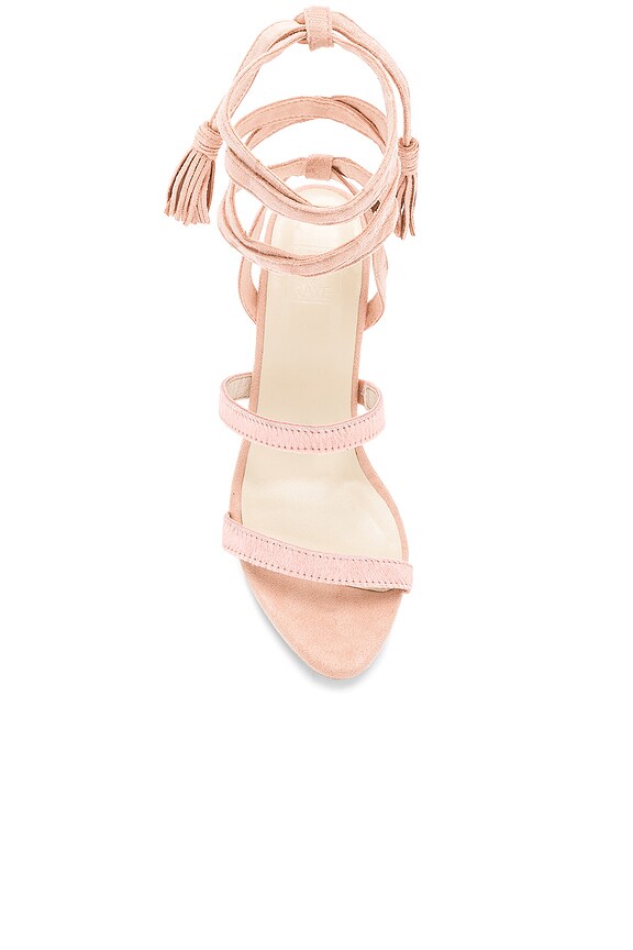 RAYE x STONE_COLD_FOX Henna Calf Hair Sandal in Blush | REVOLVE