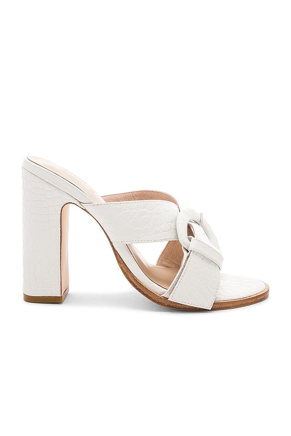 RAYE x House Of Harlow 1960 Hyland Mule in White | REVOLVE
