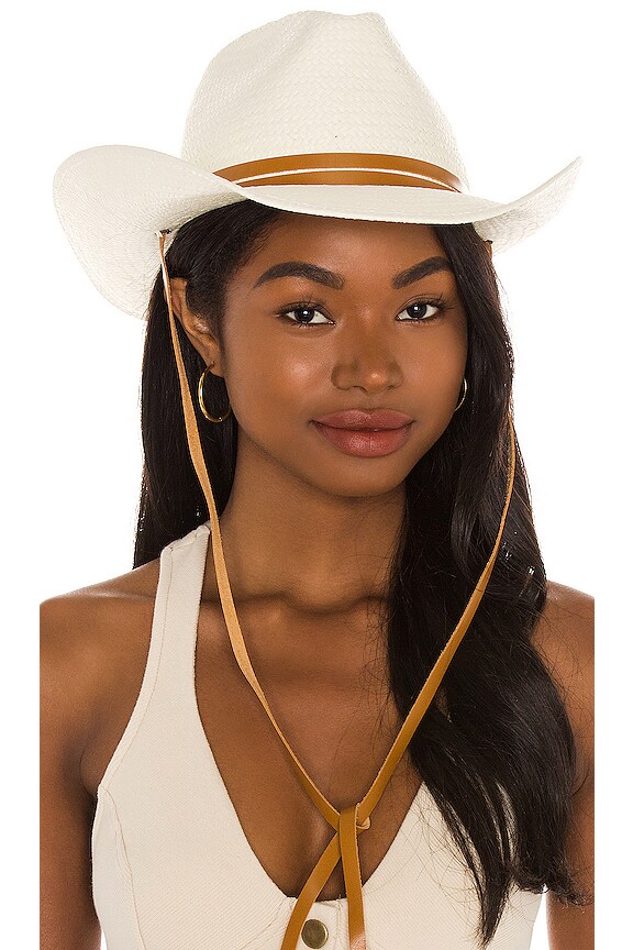 Rag & Bone Ohara Straw Cowboy Hat - Natural | REVOLVE