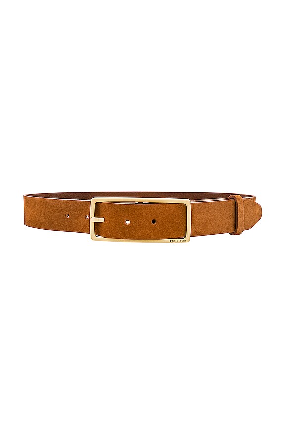 Rag & Bone Rebound Belt in Dark Caramel Brown | REVOLVE