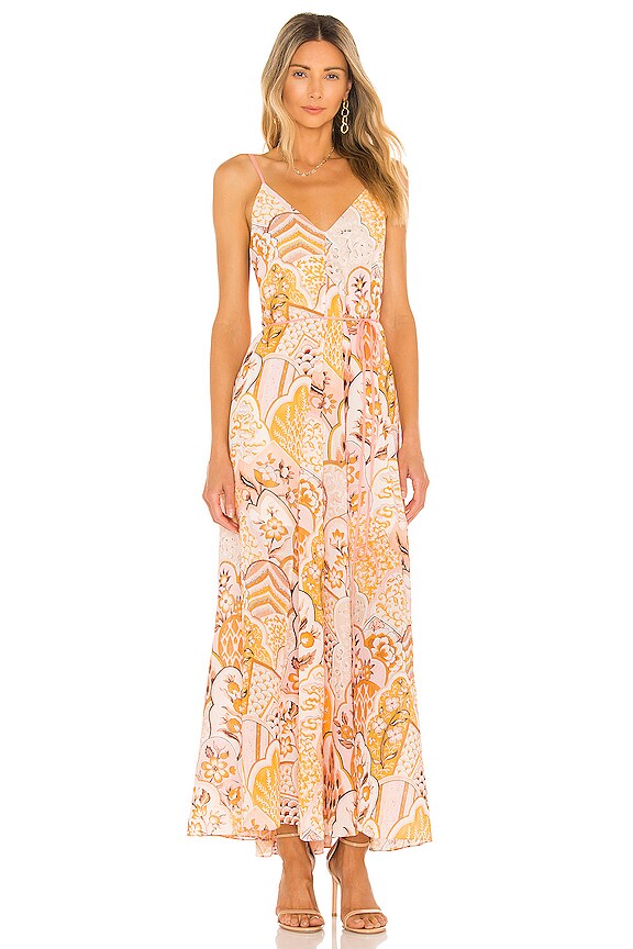 Rhode Sophia Dress in Golden Wallpaper | REVOLVE