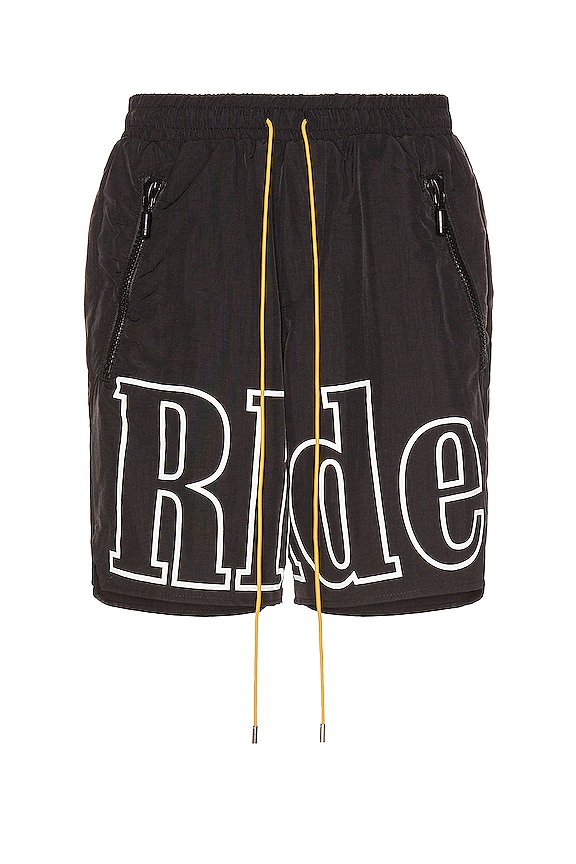 Rhude Logo Short in Black | REVOLVE