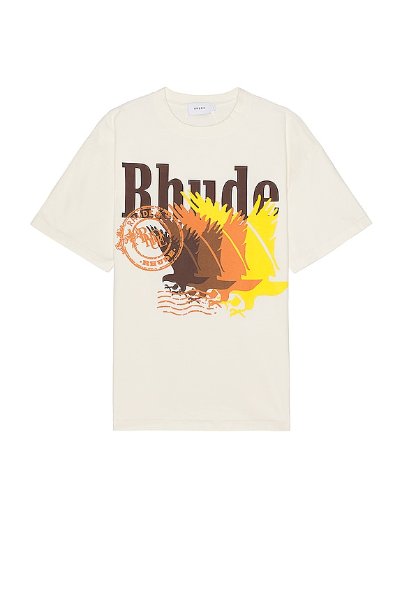 Rhude Postage Tee in Vintage White | REVOLVE