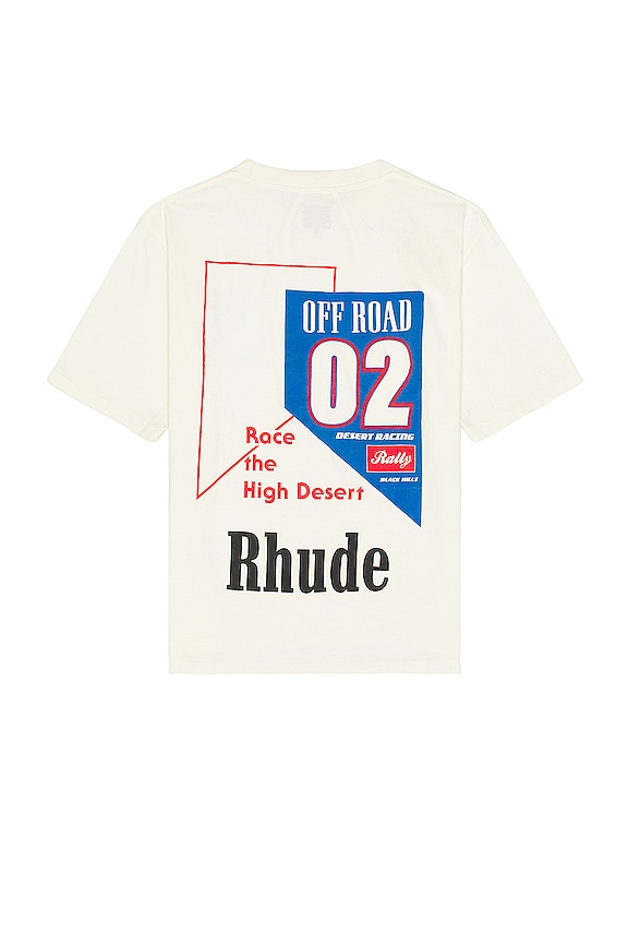 Rhude 02 Tee in Vintage White | REVOLVE