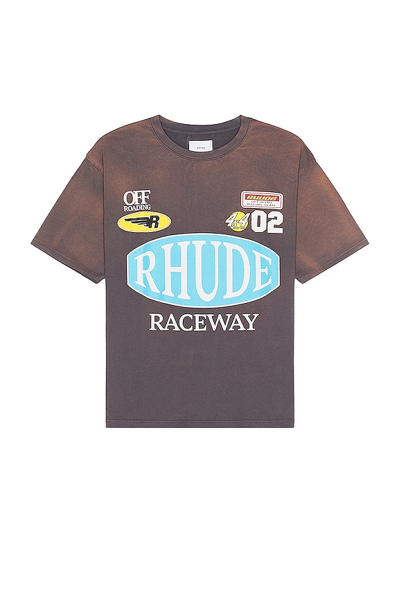 Rhude Raceway Tee in Vintage Grey | REVOLVE