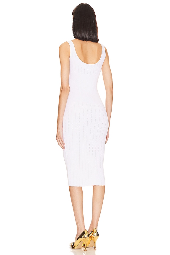 retrofete Laney Dress in White & Gold | REVOLVE