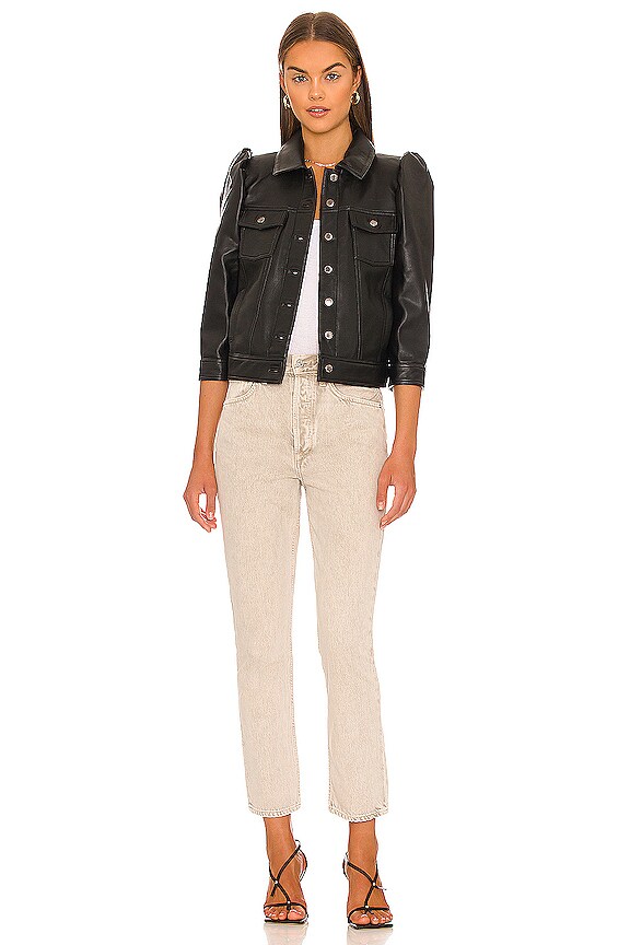 retrofete Ada Jacket in Black Leather | REVOLVE