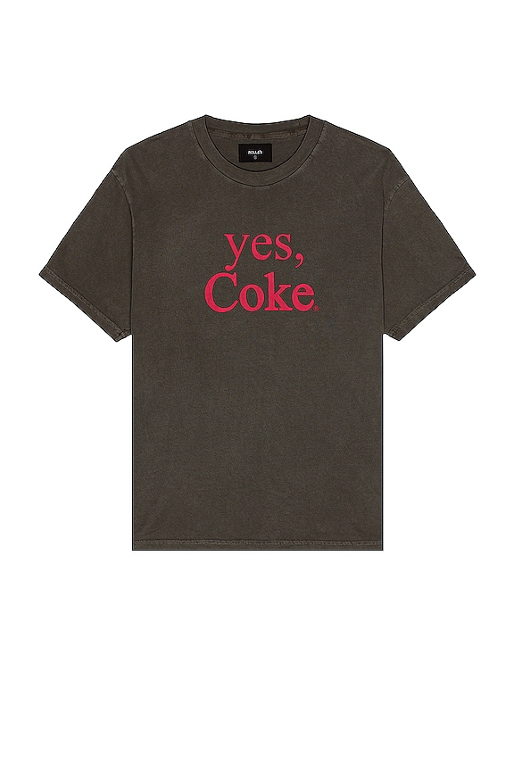 ROLLA'S Yes Coca Cola Tee in Washed Black | REVOLVE
