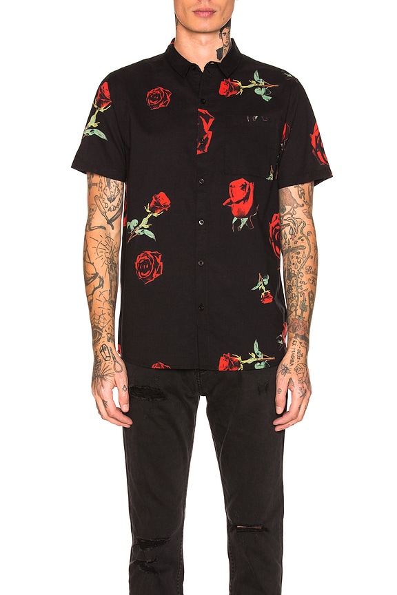 ROLLA'S Bon Shirt in Black Rose | REVOLVE
