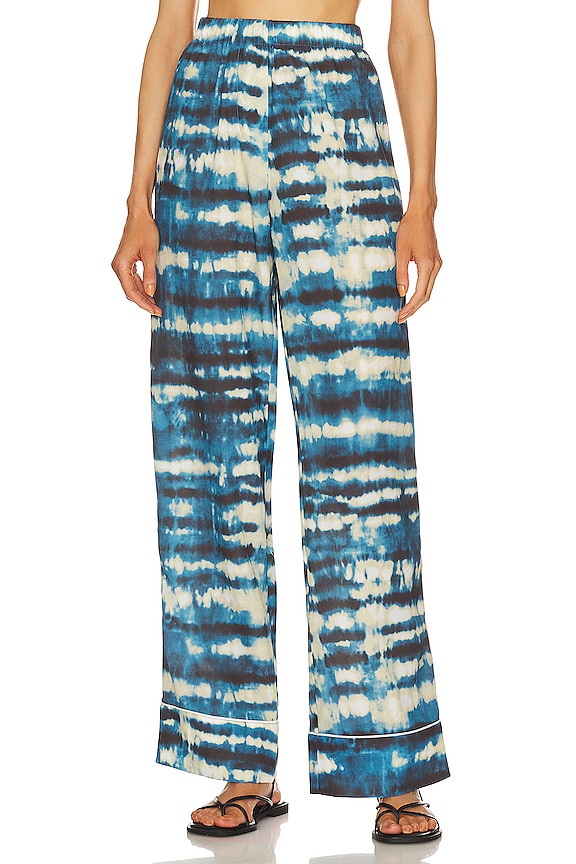 Ronny Kobo Dora Pant in Blue Tye Dye Multi | REVOLVE