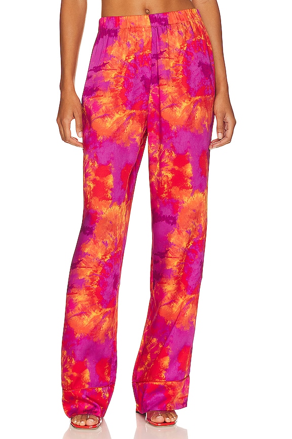 Ronny Kobo Dora Pant in Tie Dye Pink | REVOLVE