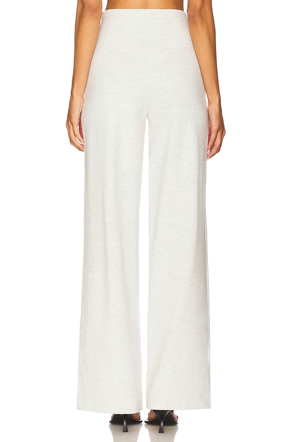 Ripley Rader Ponte Knit Straight Leg Pant in Heather Grey | REVOLVE