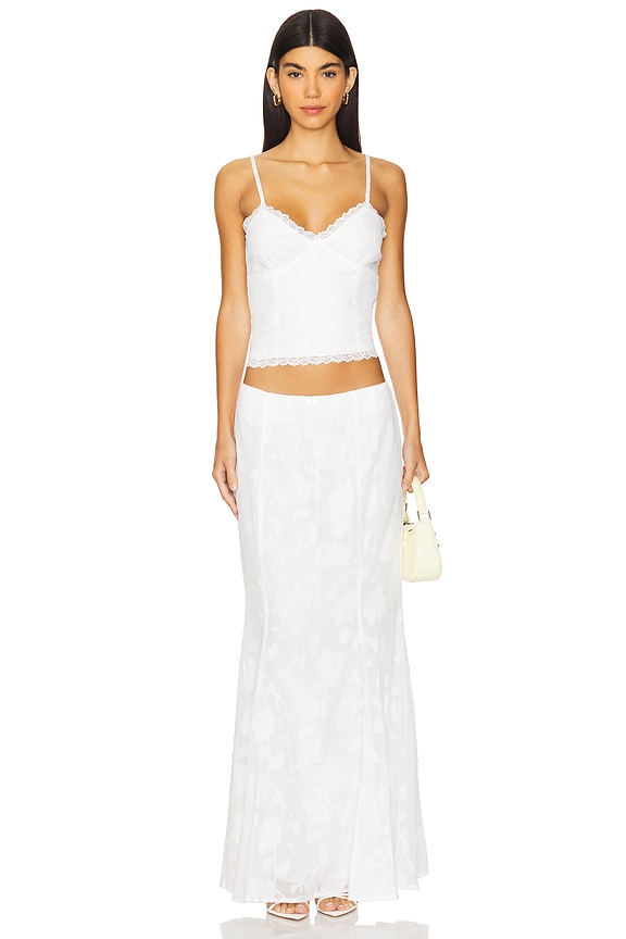 Runaway The Label Larina Top in White | REVOLVE