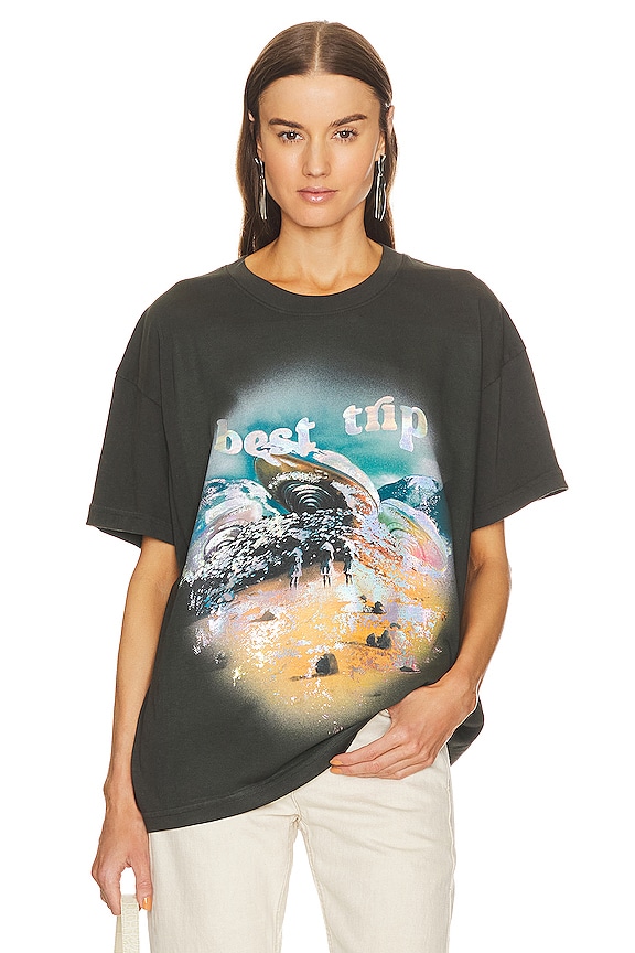 REVOLVE x Maison Meta Best Trip Tee in Vintage Black | REVOLVE