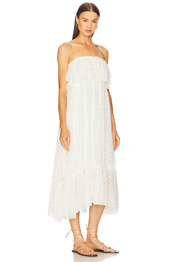 REVOLVE x JJ Dress in Beige | REVOLVE