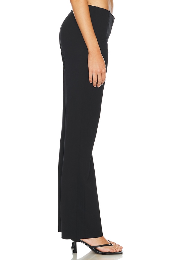 St. Agni Undone Edge Pants in Black | REVOLVE