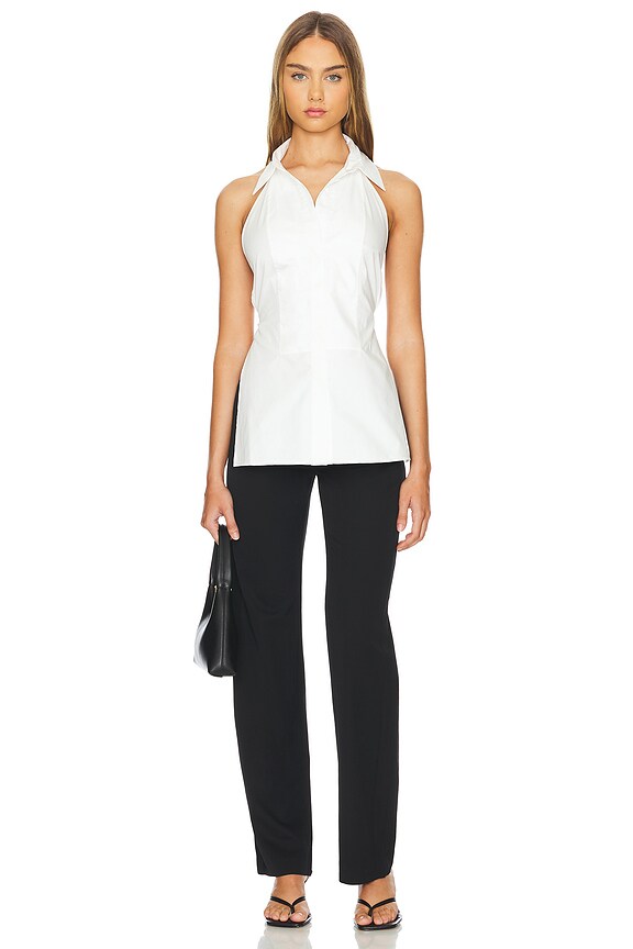 St. Agni Undone Edge Pants in Black | REVOLVE