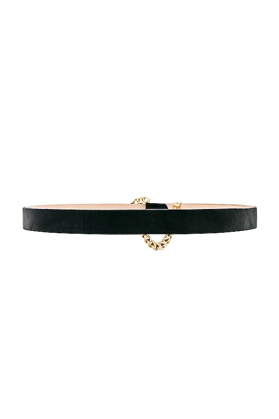 Streets Ahead Chain Buckle With Chain Belt in Black & Gold | REVOLVE