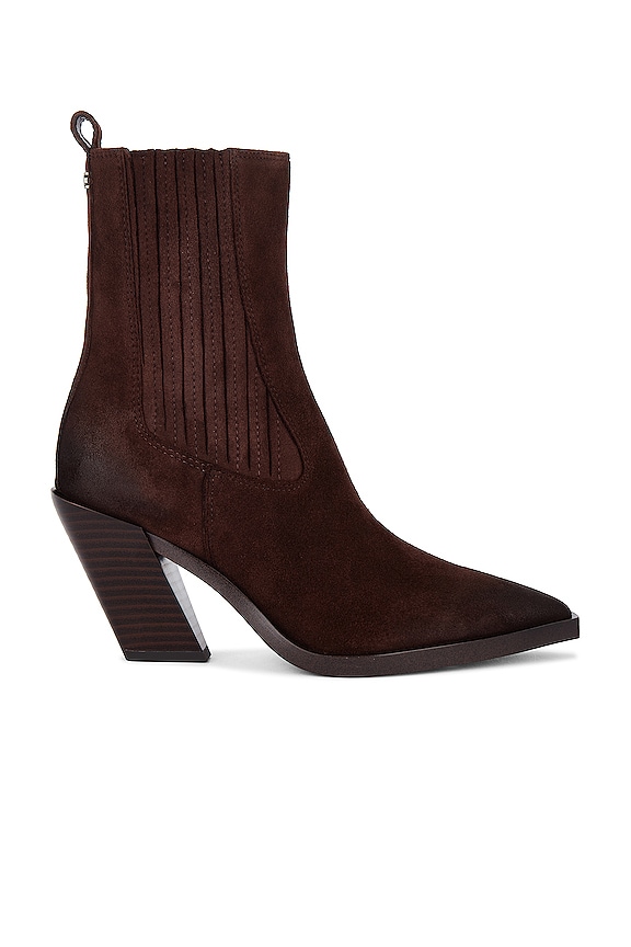Sam Edelman Mandey Bootie in Chocolate Brown | REVOLVE