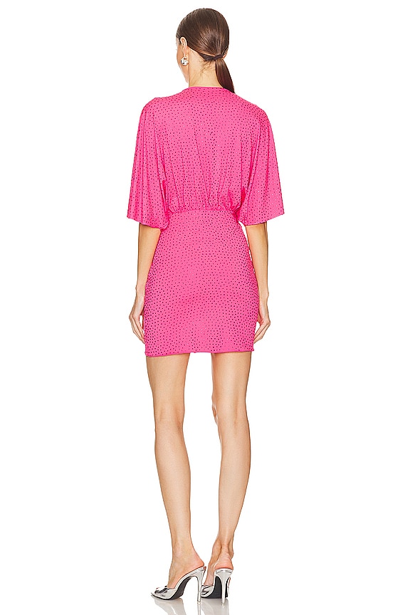 SAYLOR Rosemarie Mini Dress in Hot Pink | REVOLVE