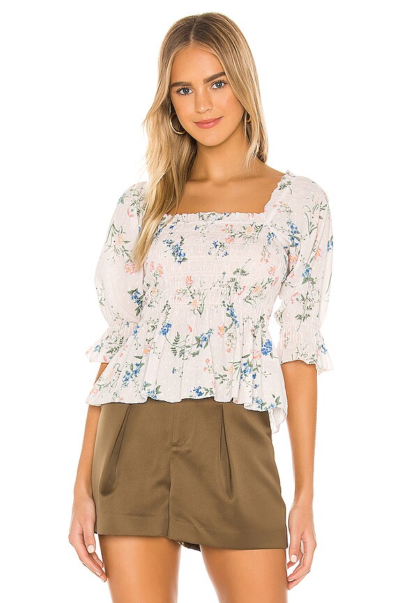 SAYLOR Clover Blouse in Multi | REVOLVE