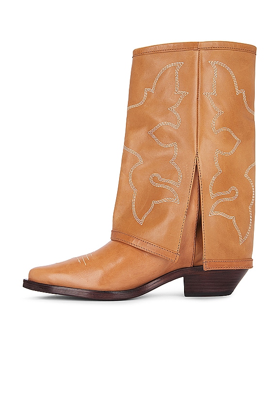 Schutz x REVOLVE Clay West Boot in Miele | REVOLVE