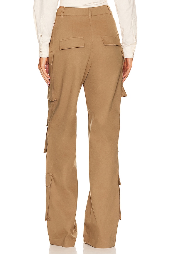 SELMACILEK Pocket Detail Cargo Pant in Beige | REVOLVE
