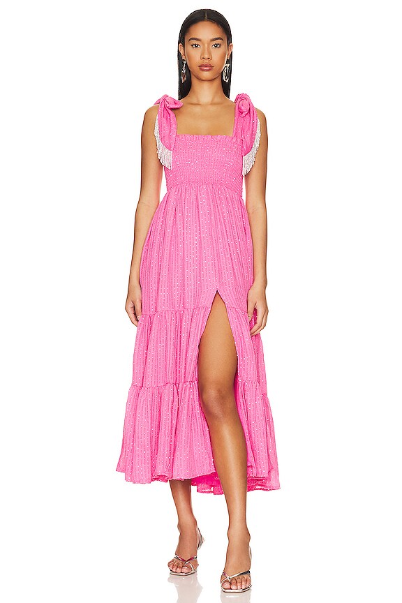 Sundress Jade Dress in Saint Barth Neon Pink | REVOLVE