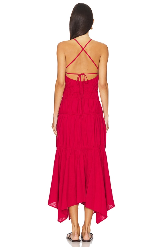 SNDYS x REVOLVE Tahlia Dress in Cherry Red | REVOLVE