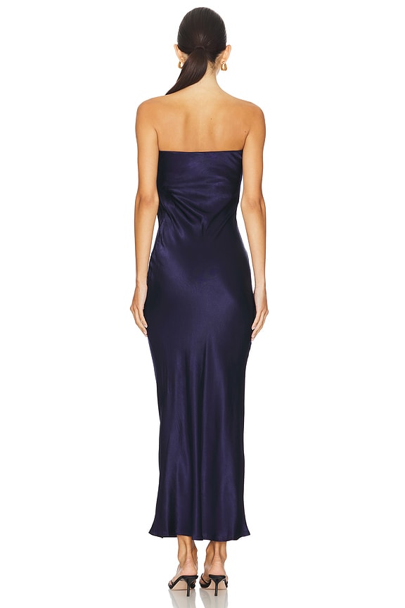 SNDYS x REVOLVE Angel Strapless Midi Dress in Navy | REVOLVE