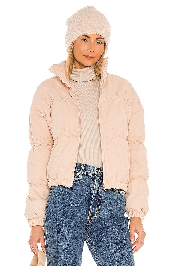 SNDYS Kain Bomber Jacket in Sand | REVOLVE