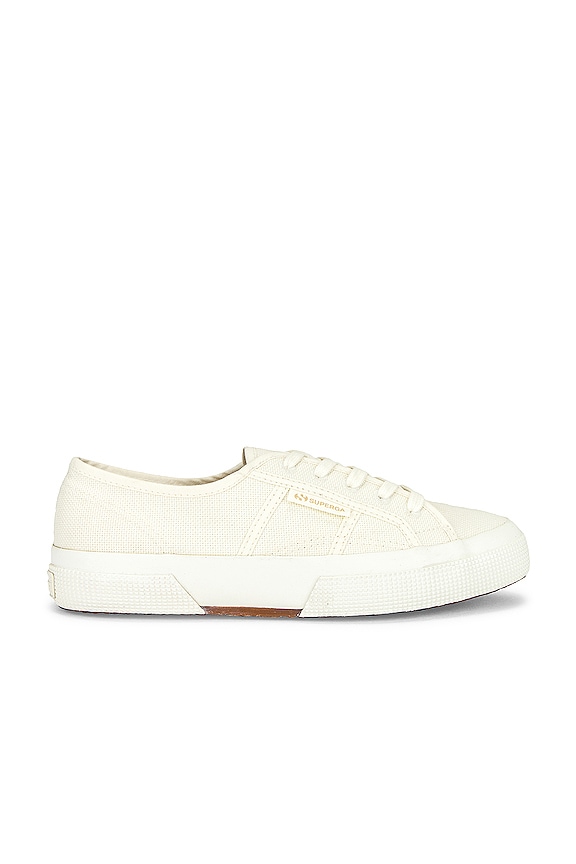 Superga 2750 Organic Canvas Sneaker in Bianco | REVOLVE